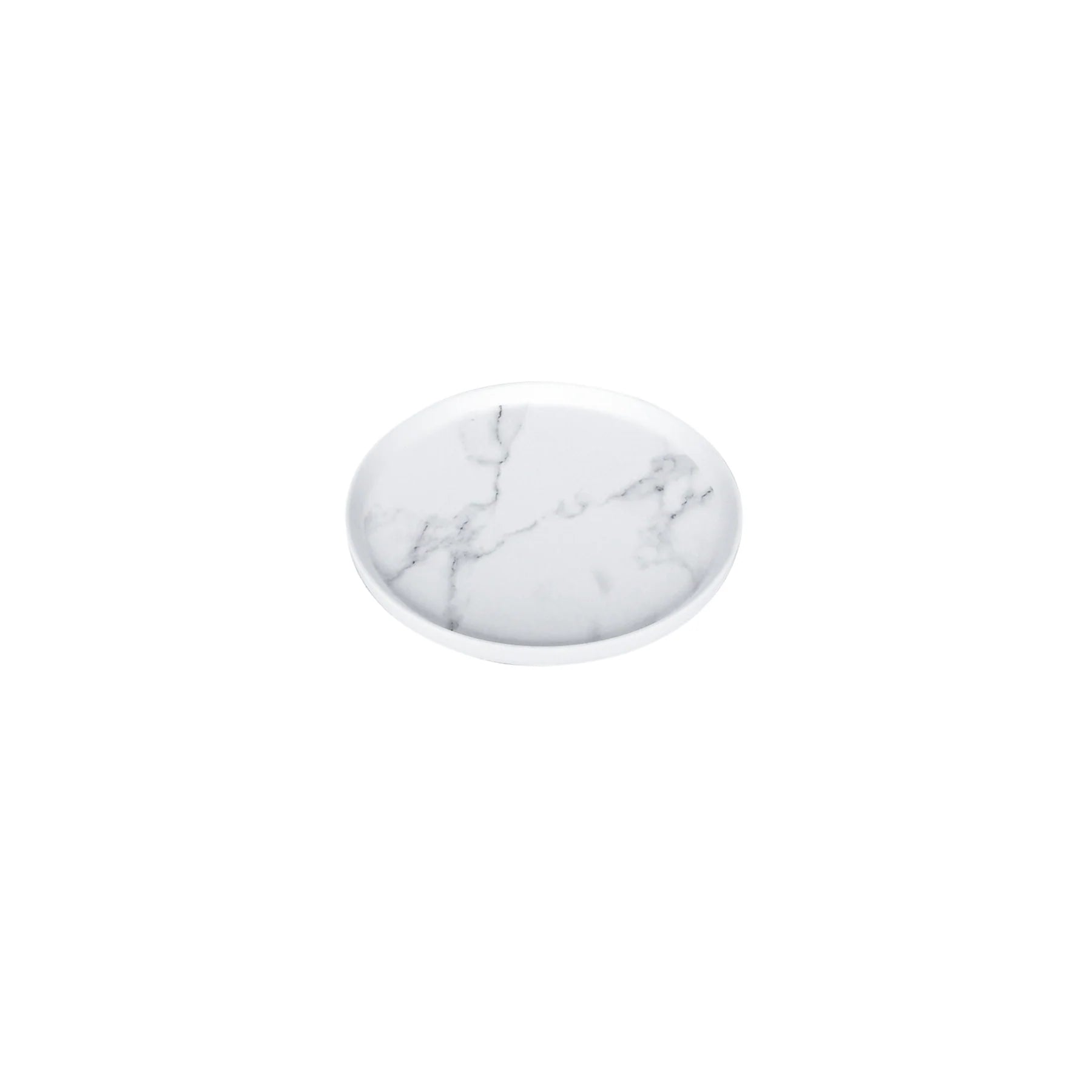 Plato pando pequeño Carrara Blanco – Cricket Home