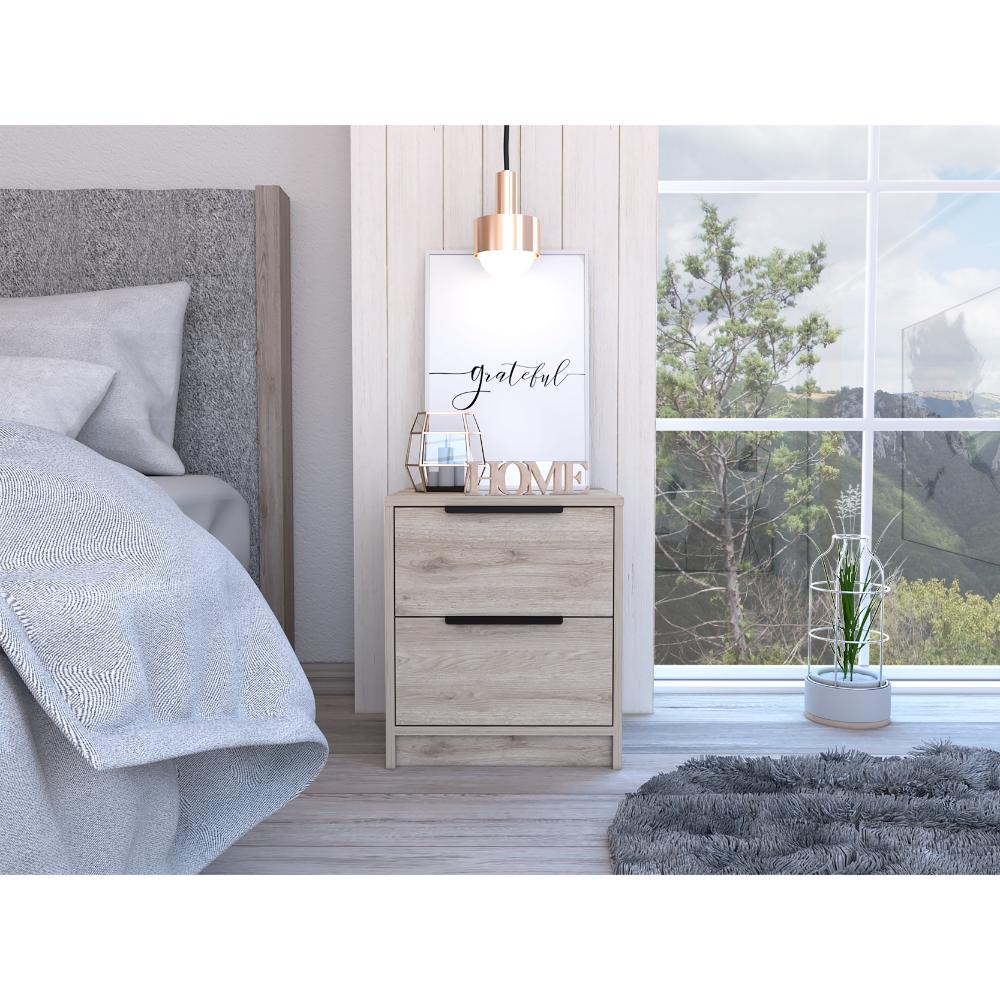 Mesa de Noche Treviso Ceniza – Cricket Home